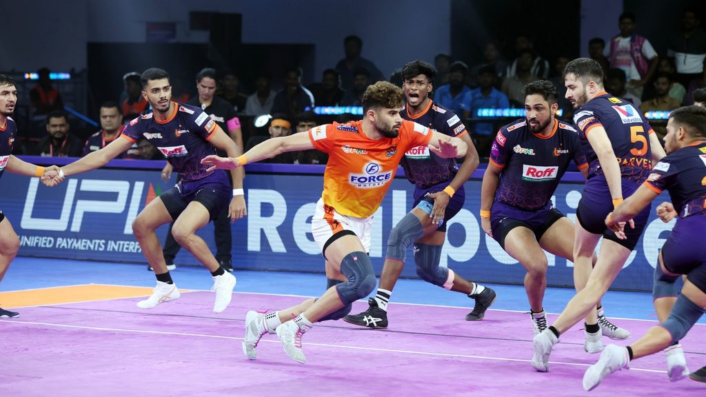 Aditya Shinde’s 14 points power Puneri Paltan to dominant 37-27 win over U Mumba