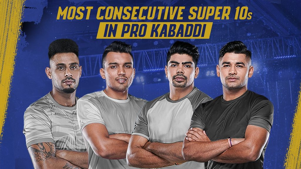 Throwback to the most consecutive Super 10s | Pro Kabaddi
