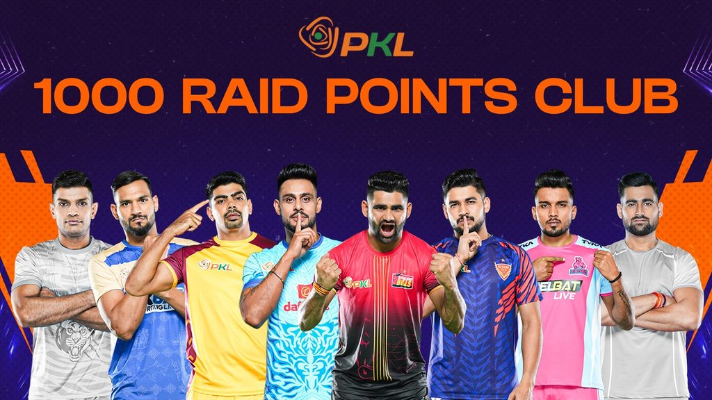 The 1000 Raid Points Club in PKL: Know all the players