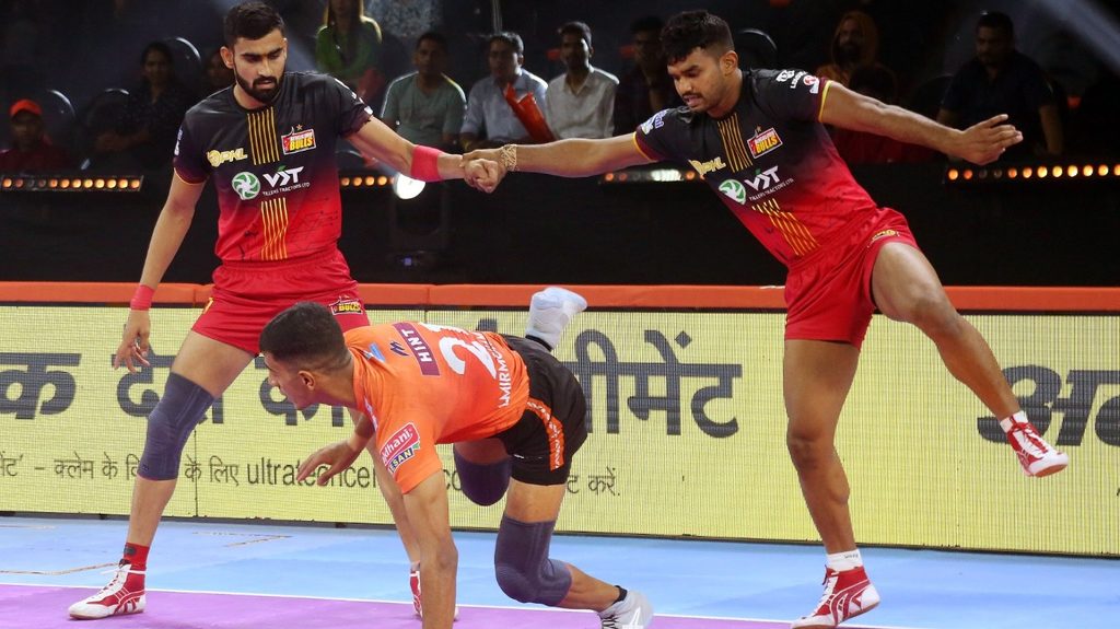 Bengaluru Bulls vs U Mumba in match 104 of Pro Kabaddi Season 10