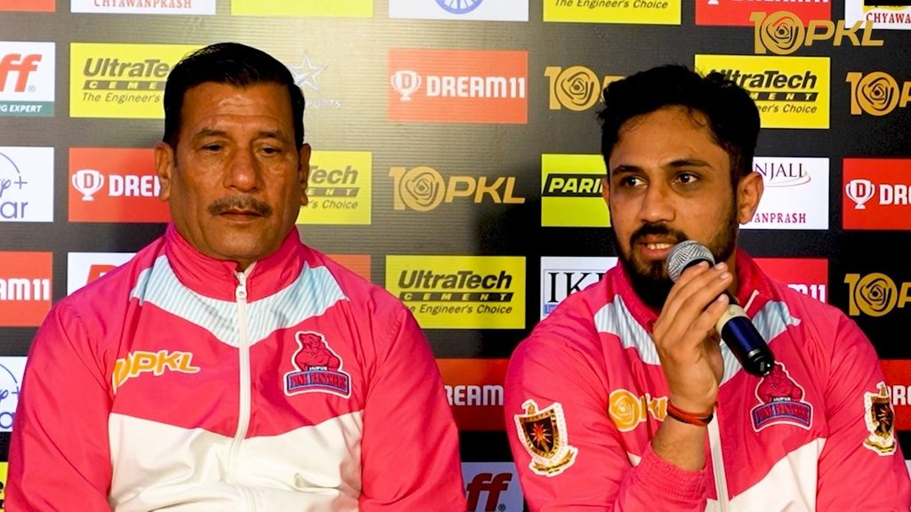 "Arjun Deshwal is a Raid Machine" - Sunil Kumar | Press Conference ...