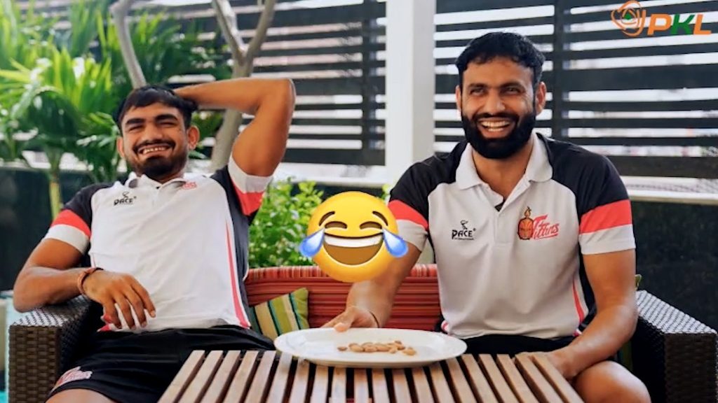 Taste Tackles ft. Vijay Malik & Chetan Sahu (Telugu Titans) | PKL ...
