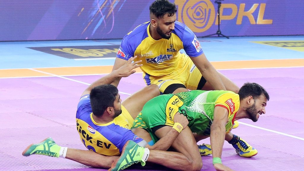 Tamil Thalaivas vs Jaipur Pink Panthers in Match 36 of Pro Kabaddi Season 10