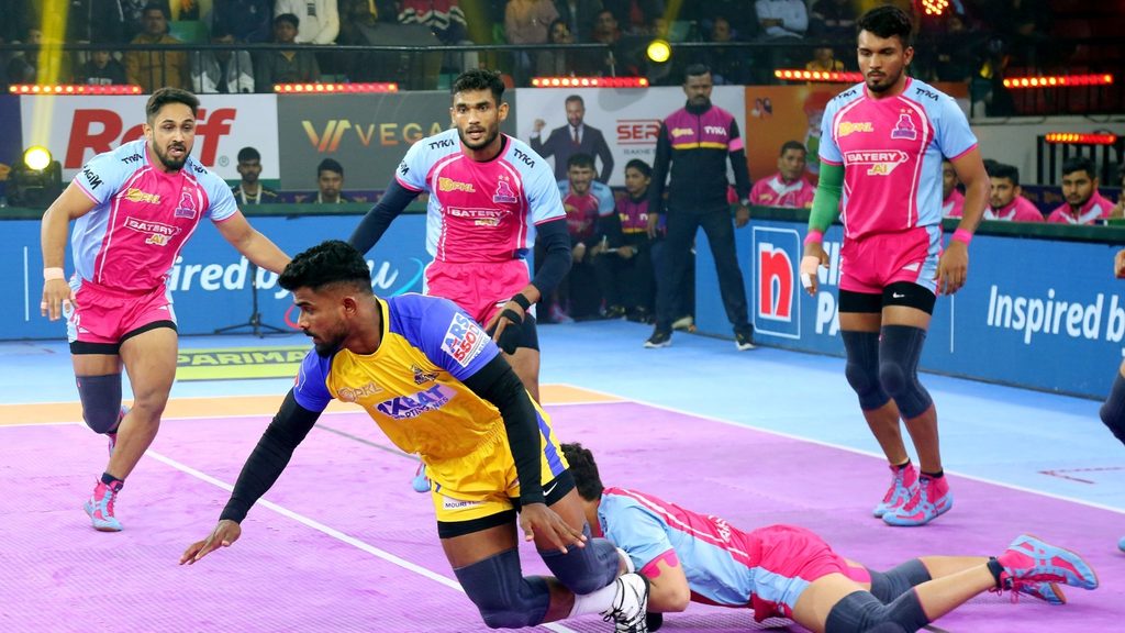 Jaipur Pink Panthers beat Tamil Thalaivas 42-27 in match 99 of Pro Kabaddi League Season 10