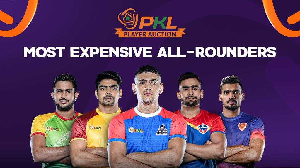 Most expensive all-rounders in Pro Kabaddi League Season 11