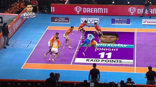 V Ajith Kumar profile - Age, Raid Points, Tackles, Position, Team ...