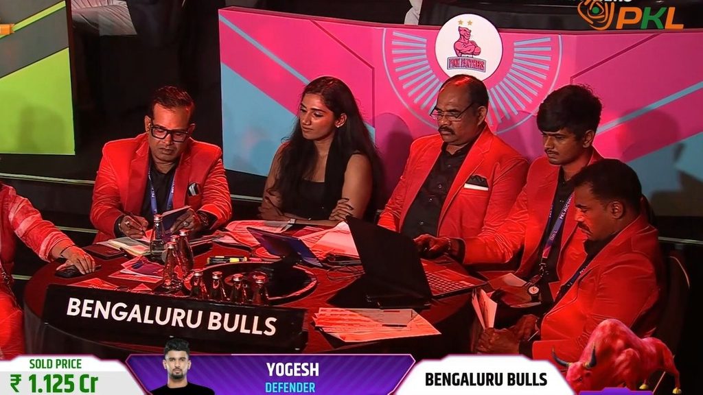 Yogesh joins Bengaluru Bulls for ₹1.125 Cr in Season 12 Player Auction ...