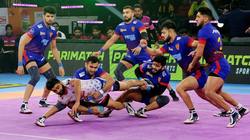 Dabang Delhi K.C. beat U.P. Yoddhas 36-27 in match 92 of Pro Kabaddi League Season 10