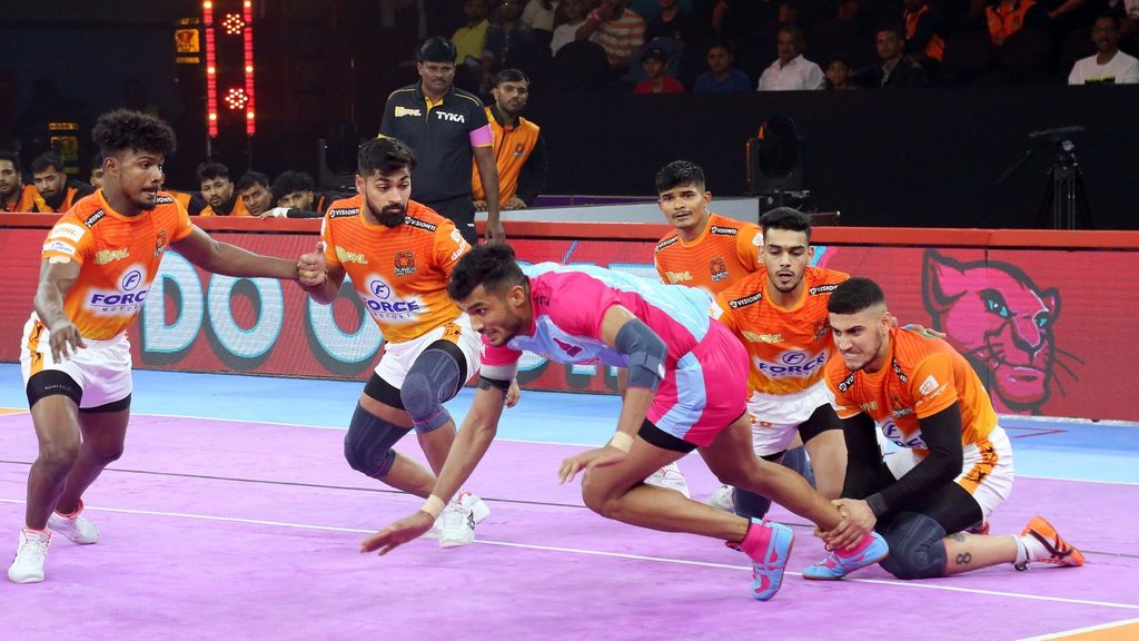 Puneri Paltan beat Jaipur Pink Panthers 37-33 in match 5 of Pro Kabaddi League Season 10