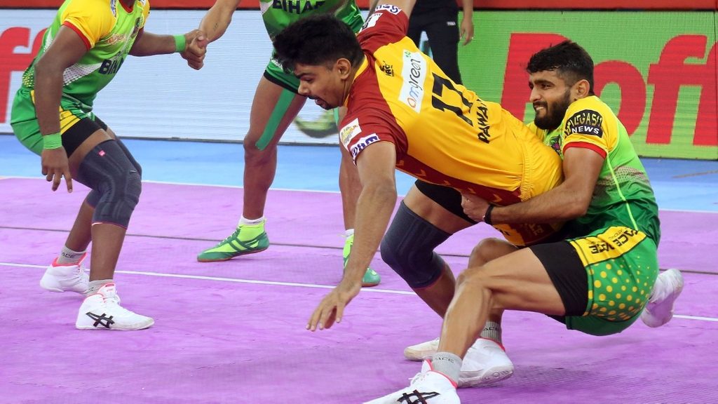 Patna Pirates vs Telugu Titans in match 119 of Pro Kabaddi Season 10